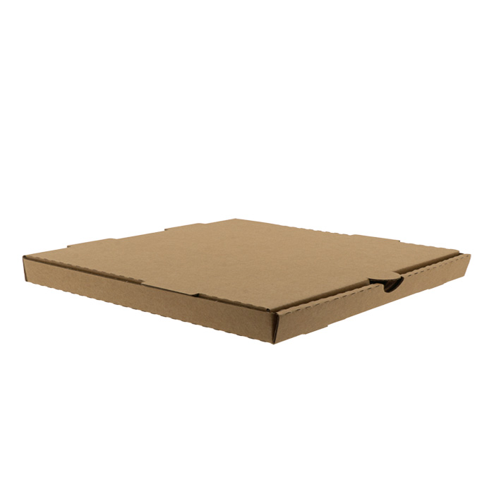 Kraft pizzadozen groot formaat 36x36x3 cm – 50 stuks | PackagingDirect.be