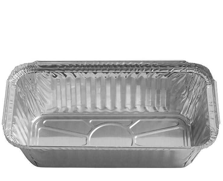 Rectangular Aluminum Oven Trays | 200x111mm | PackagingDirect.com